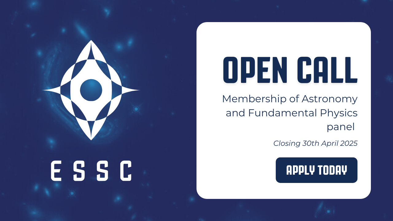 Open Call: ESSC AFP panel Requires a New Member - European Space Sciences Committee